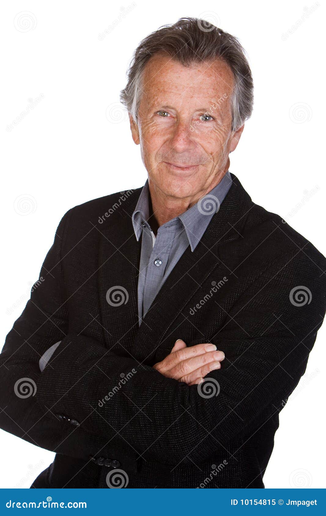 Shot of a Handsome Senior Man Stock Image - Image of kind, portrait ...