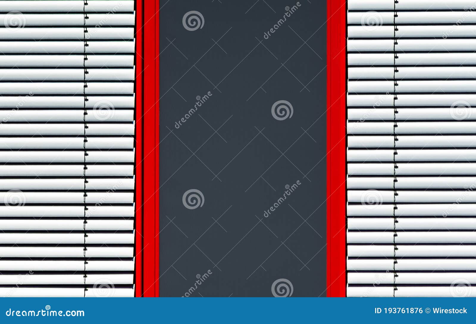 Shot of Horizontal Blinds with a Gray Zone in the Middle, Background ...