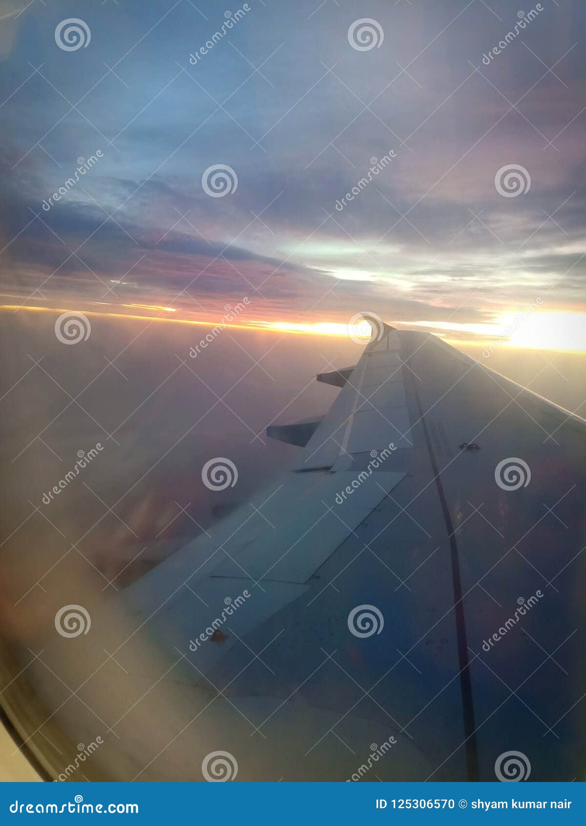 Shot from Inside Indigo Flight To Mumbai Stock Photo - Image of plane ...