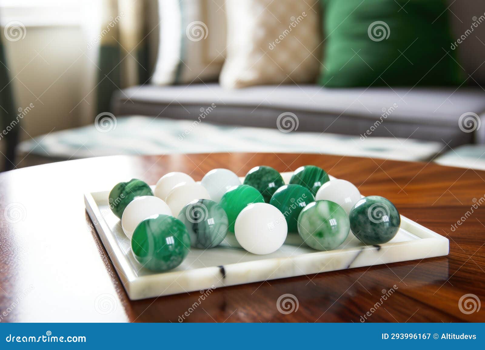 Shot of Marble Solitaire Game on a Hotel Room Table Stock Image - Image ...