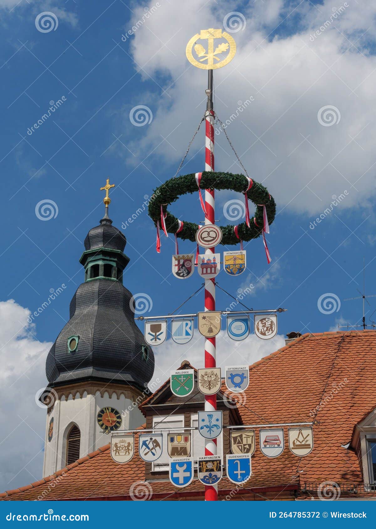 Shot of Medieval Guild Signs in the City of Speyer in Germany Editorial ...