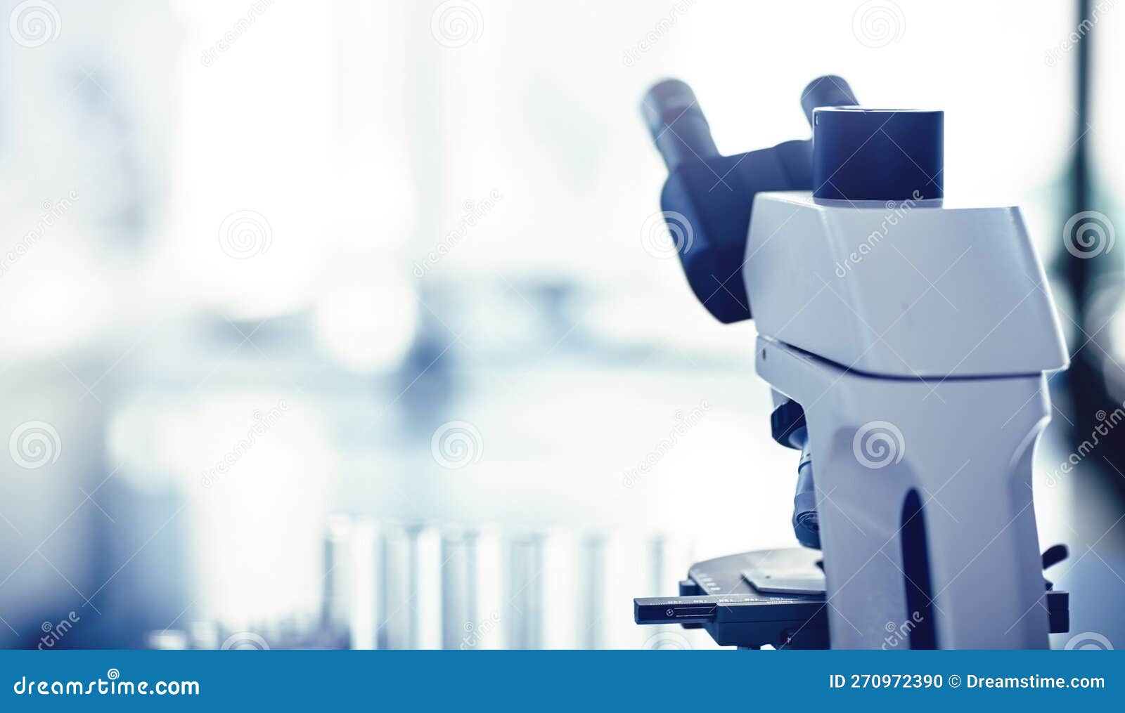 Science is Worth Exploring. Shot of a Microscope in a Laboratory. Stock ...