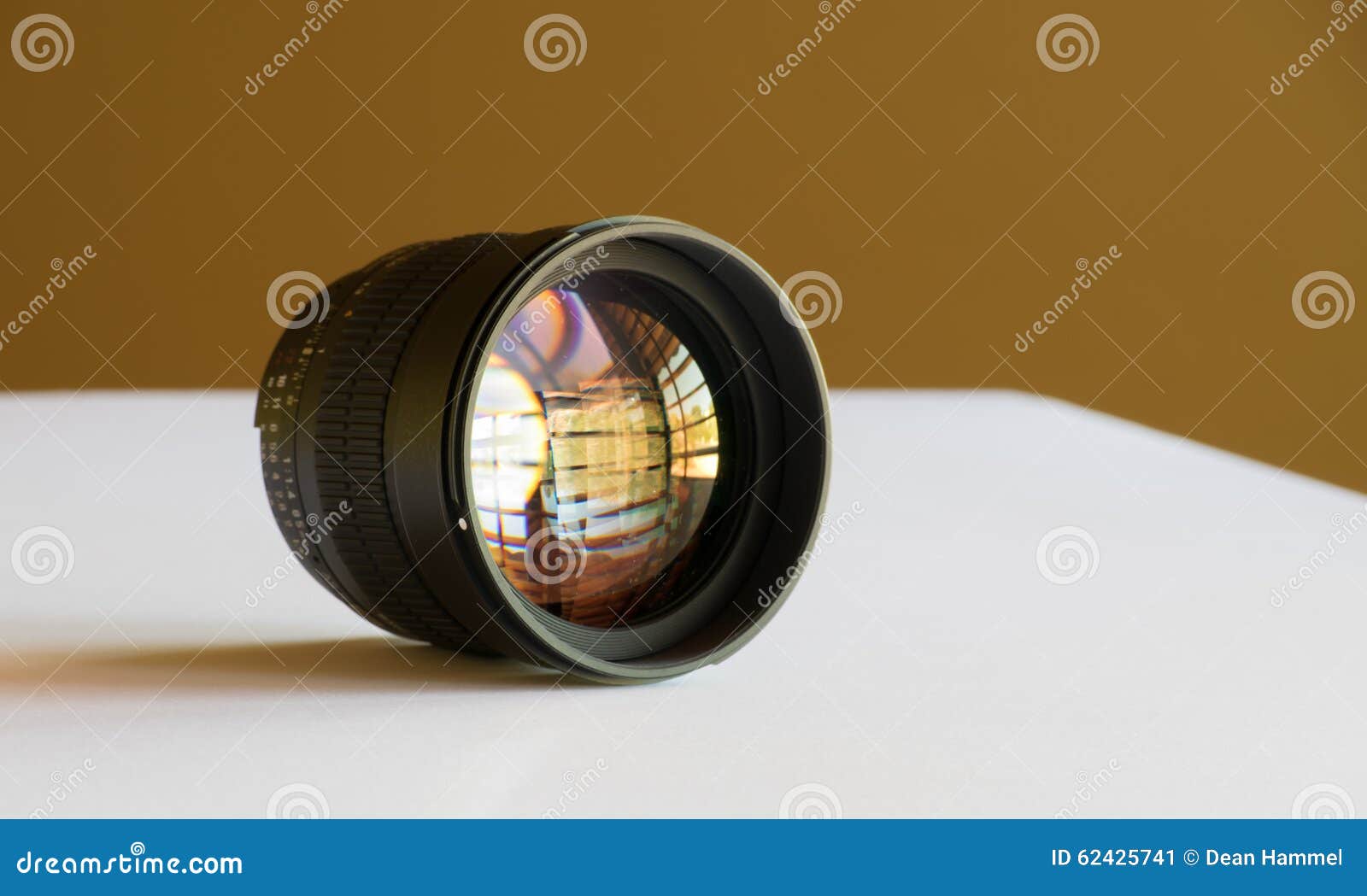 Shot of 85mm DSLR Lens stock image. Image of back, camera - 62425741