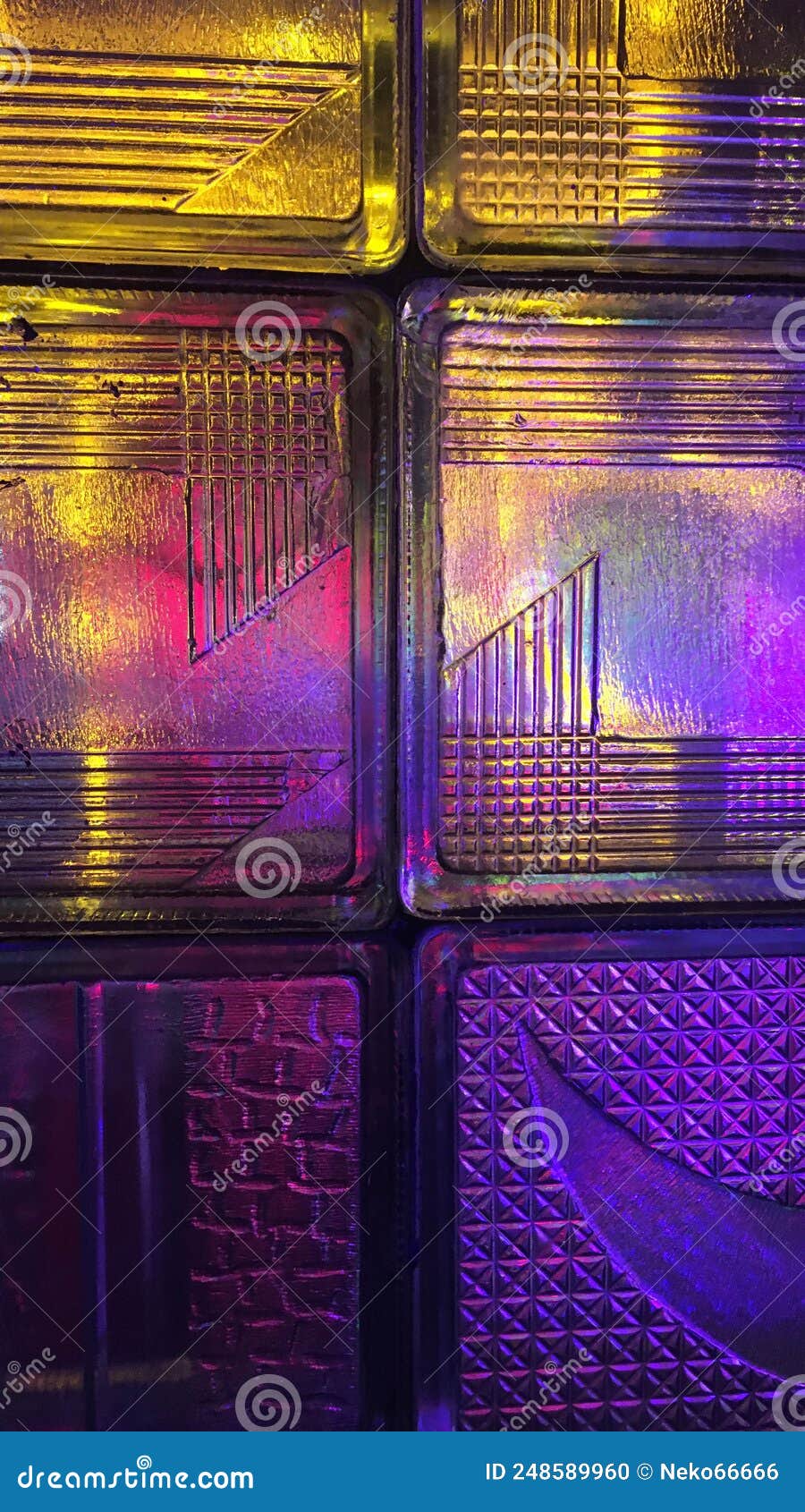 Shot of Multi Colored Glass Window Stock Photo - Image of style ...