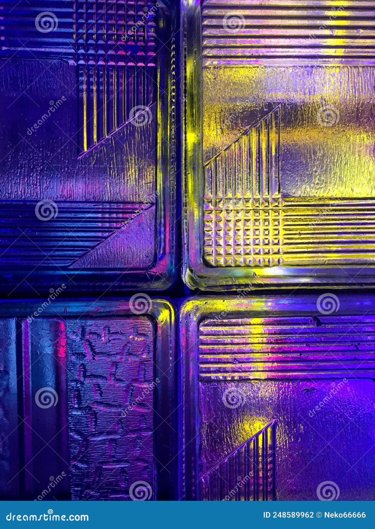 Shot of Multi Colored Glass Window Stock Photo - Image of artistic ...