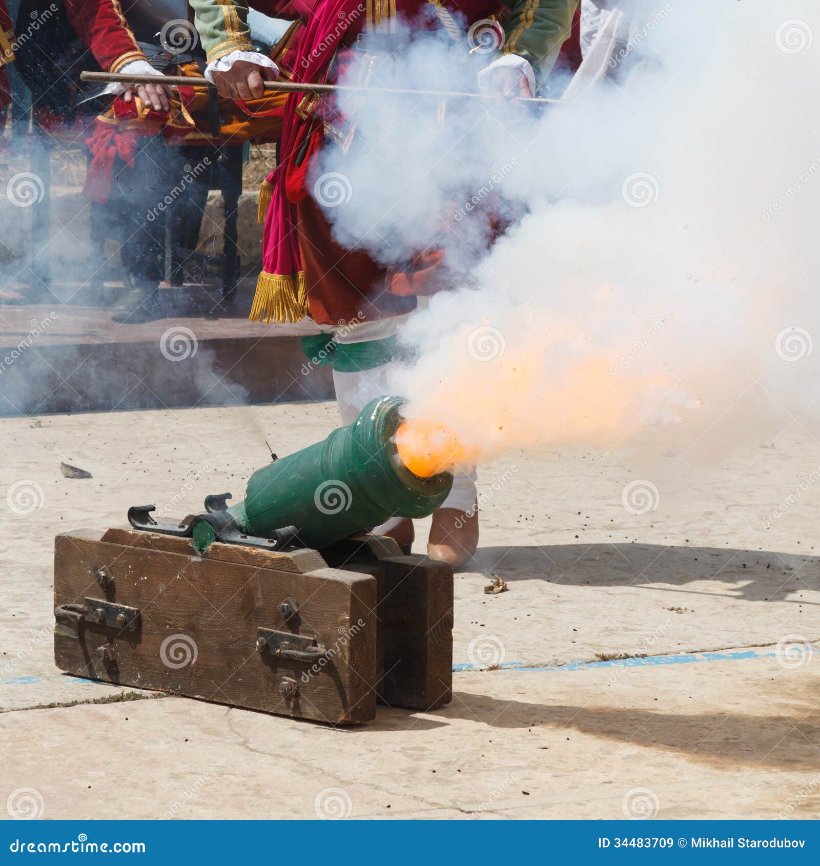 Shot of an old cannon stock image. Image of cast, architecture - 34483709