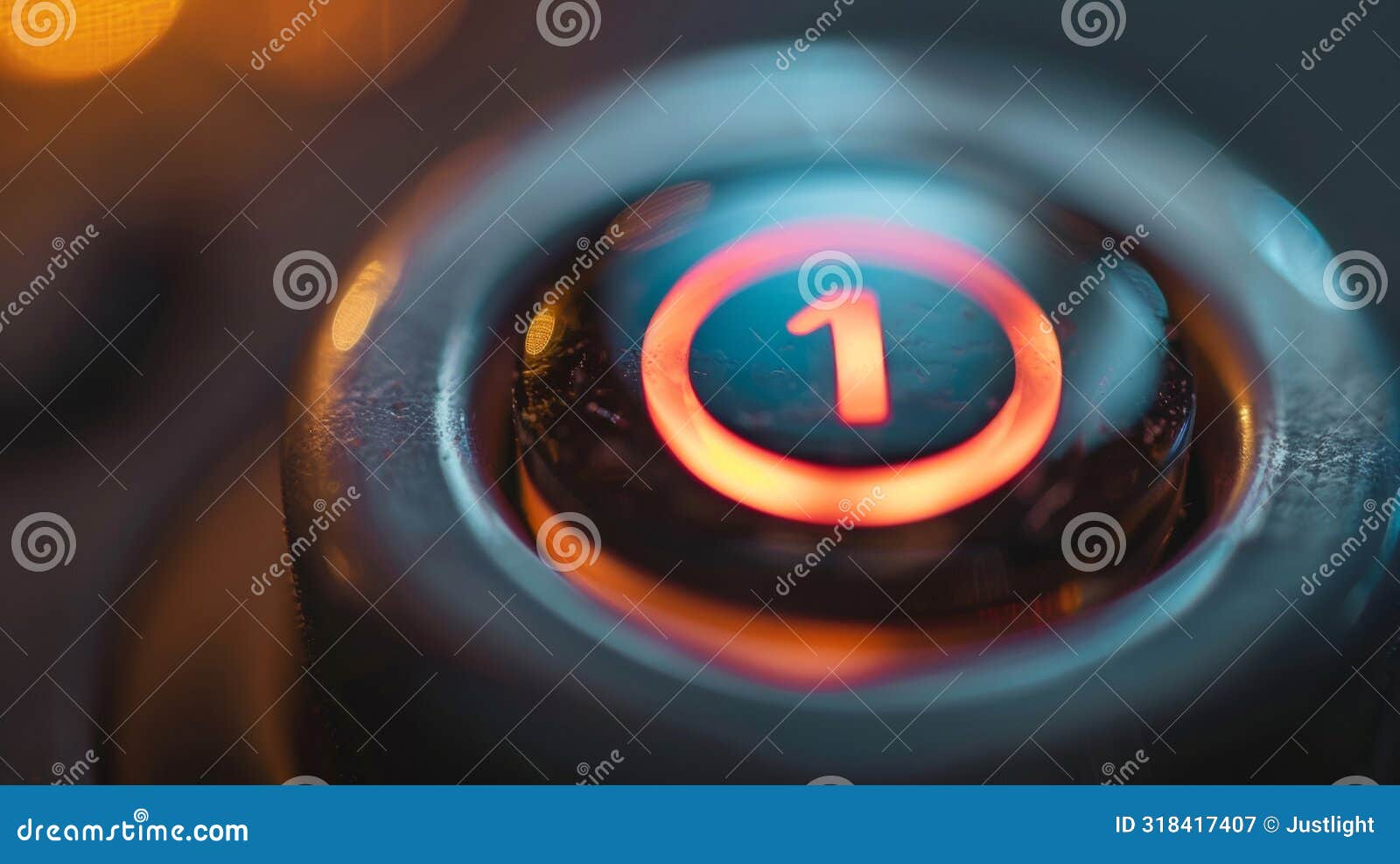 A Shot of the Power Button with a Clearly Marked on and Off Indicator ...