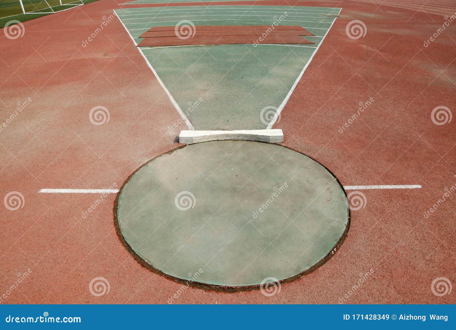 The shot put site stock image. Image of match, field - 171428349