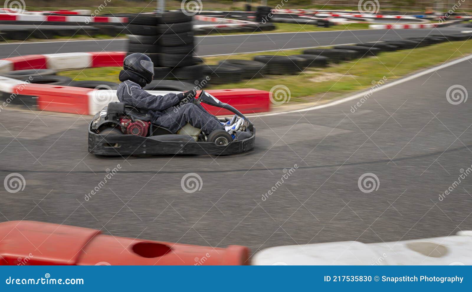 Racing Kart stock photo. Image of extreme, fast, jump - 217535830
