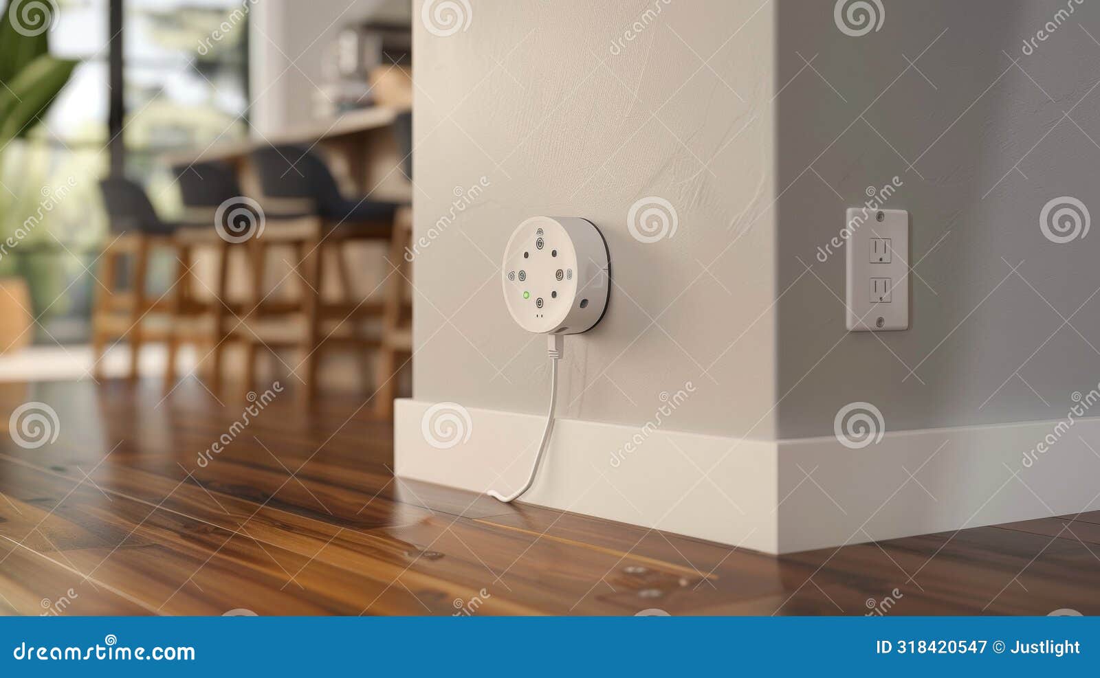 A Shot of the Range Extender Plugged into a Wall Outlet Displaying Its ...