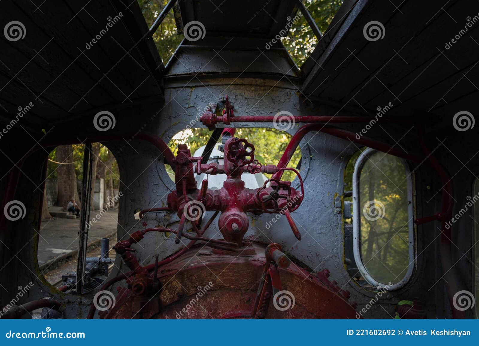 A Cabin of a Decommissioned Train Stock Photo - Image of cabin ...