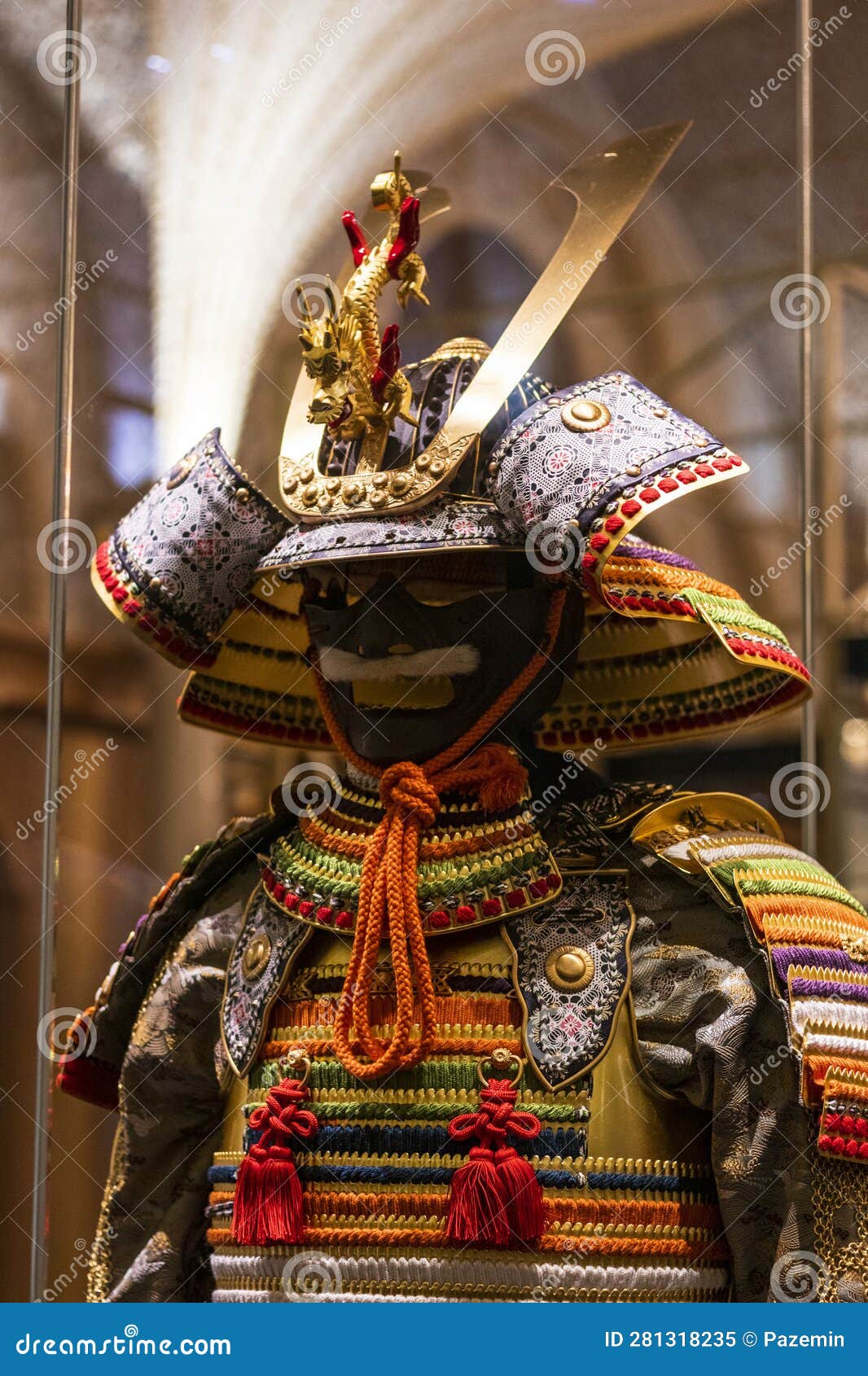 Samurai Armour Wear By Ancient Japanese Soldier Editorial Image ...