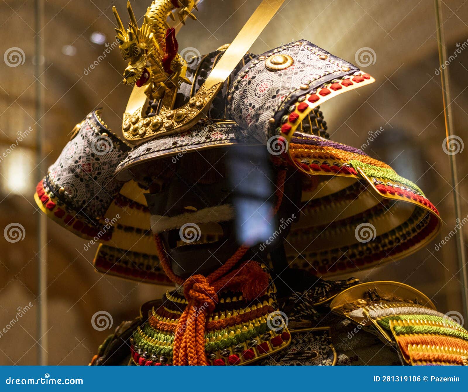Samurai Armour Wear By Ancient Japanese Soldier Editorial Image ...