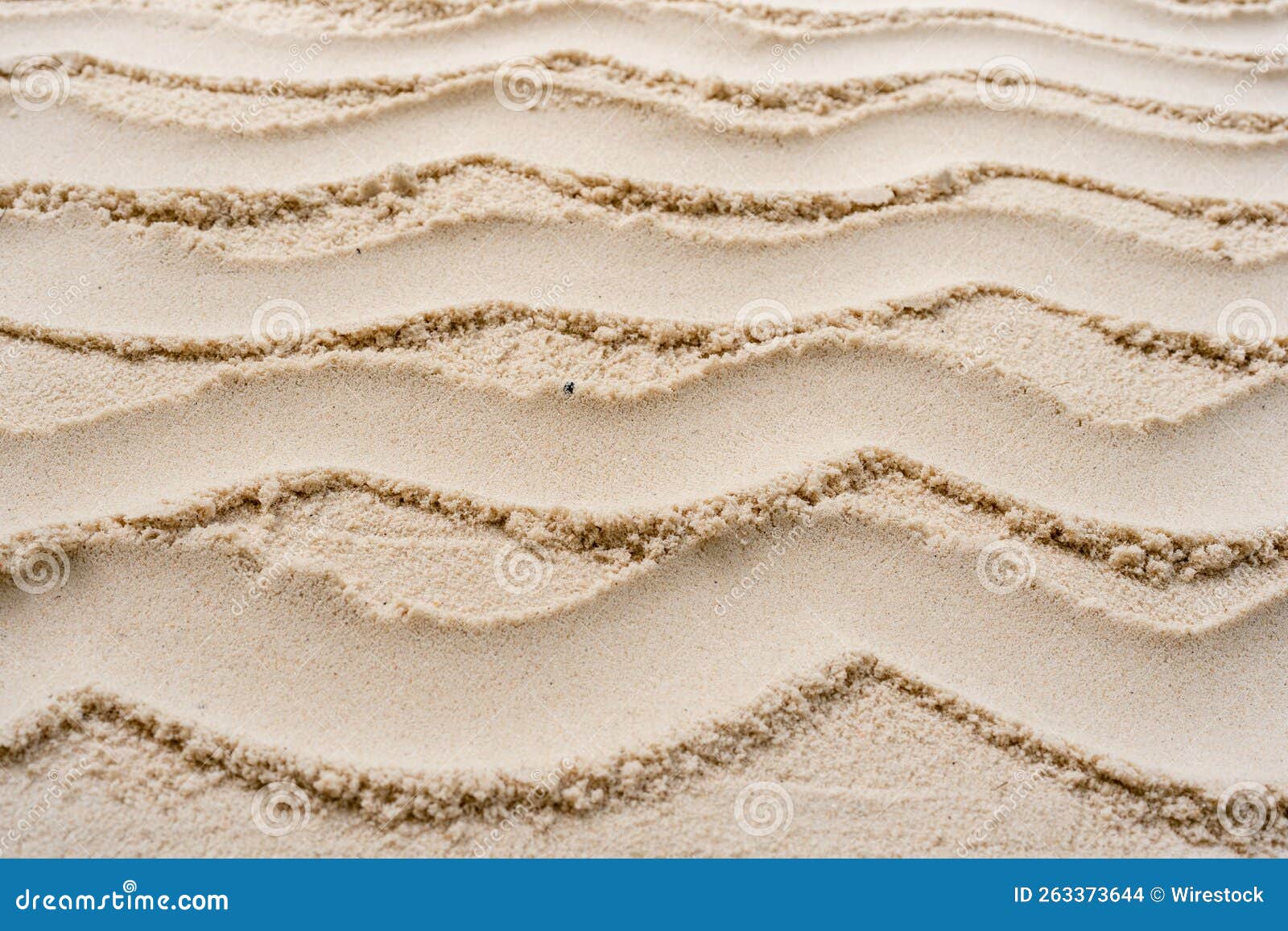Shot of Sand Patterns in the Beach Stock Illustration - Illustration of ...