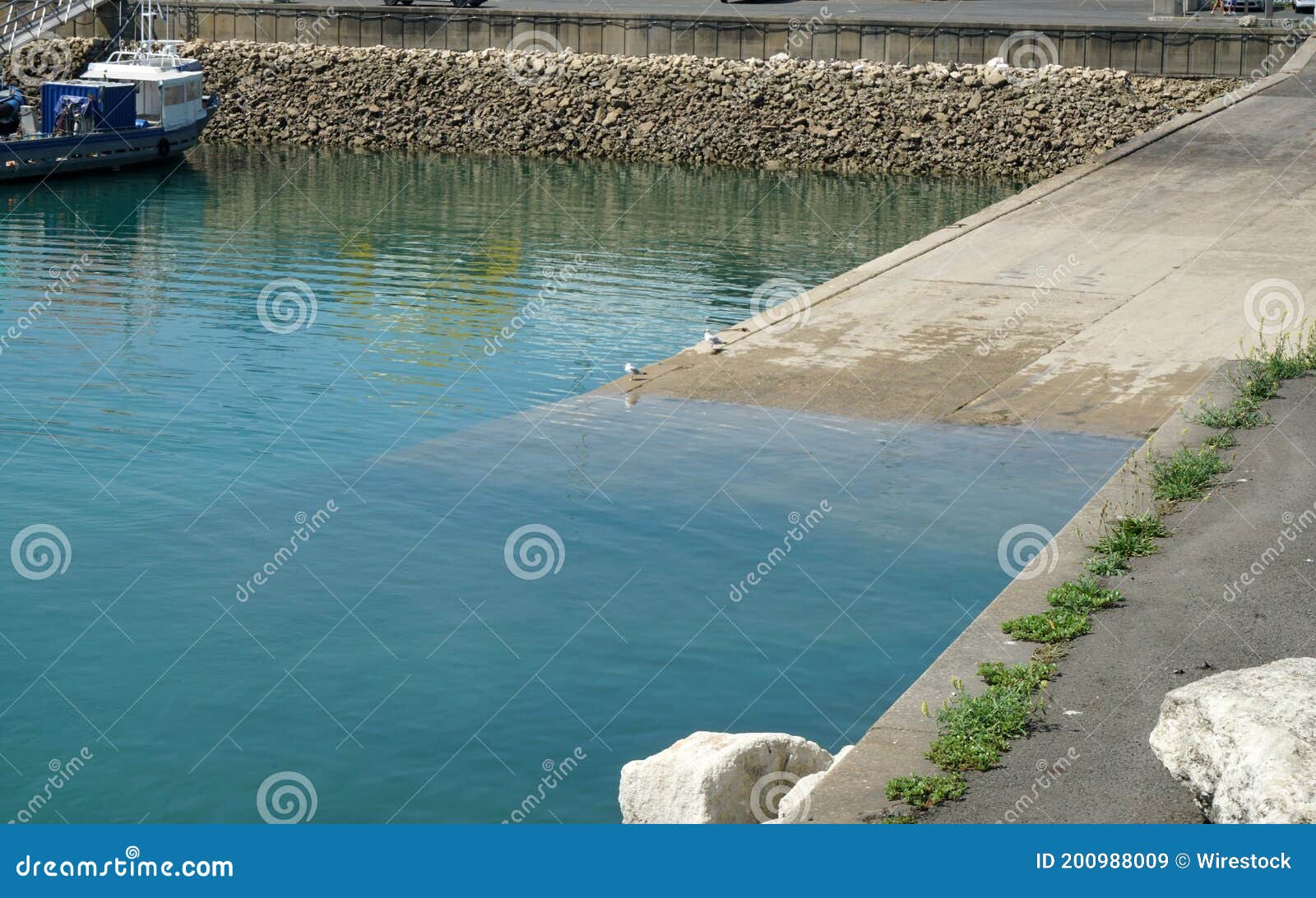 Shot of Slipway in the Port Area Stock Image - Image of resources ...