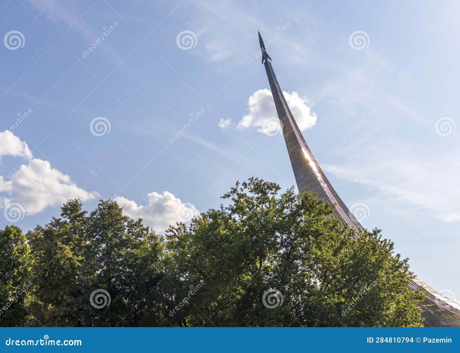 Shot of the Space Rocket Monument. Arts Stock Photo - Image of outdoor ...