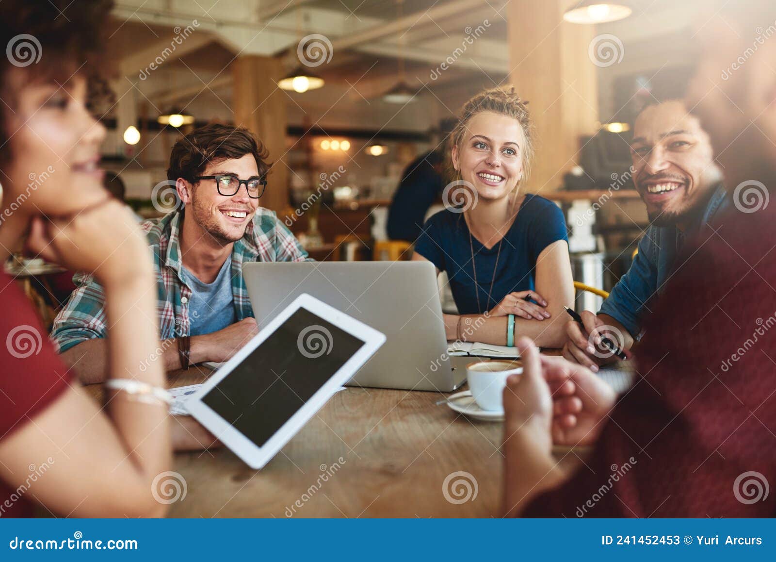 Study Groups Stimulate Interest and Increases Confidence. Shot of ...