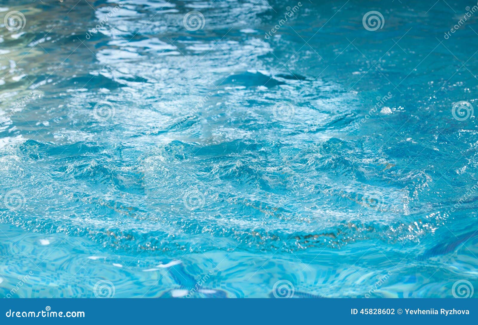 Shot of Surface of Water in Swimming Pool Stock Photo - Image of ...
