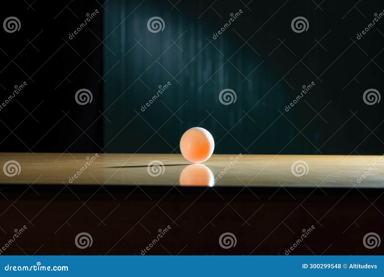 Shot of a Table Tennis Ball Spinning on the Edge of the Table Stock ...