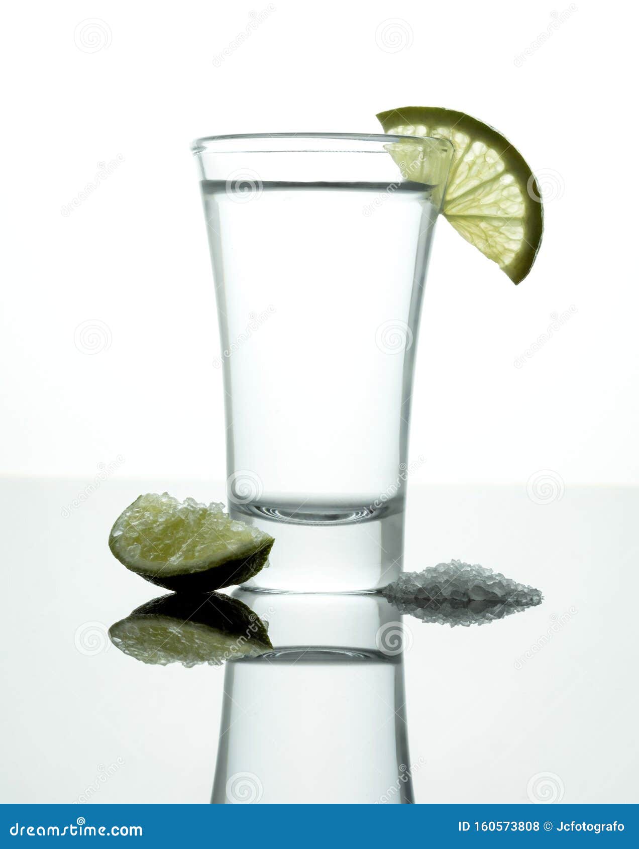 Tequila Shot with Salt and Lemon Stock Photo - Image of liquor, agave ...