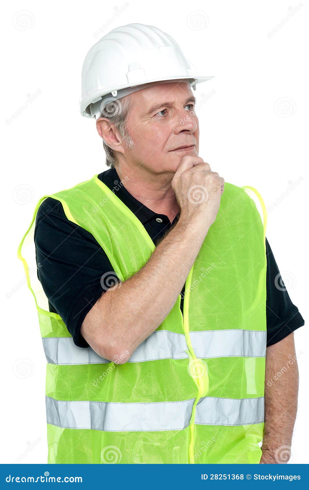 Shot of a Thoughtful Project Engineer Stock Photo - Image of cheerful ...