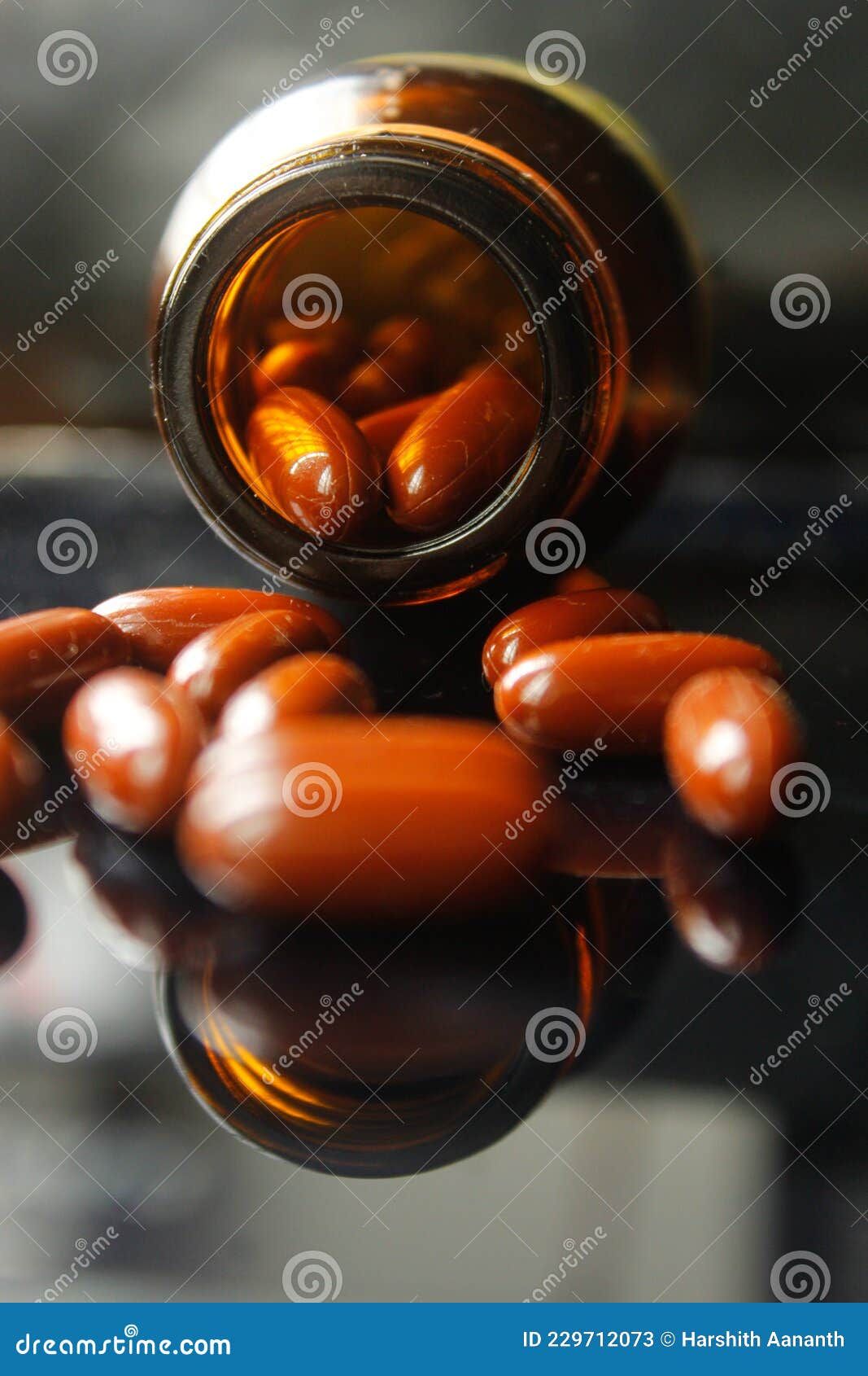 Shot of a Tipped Bottle Multivitamins Closeup Stock Image - Image of ...