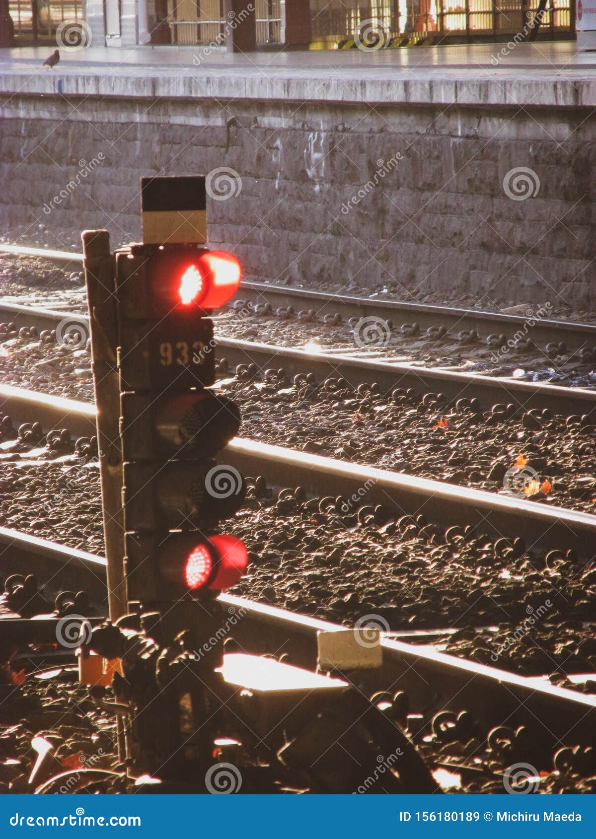A Shot of Train Traffic Light Controller Stock Image - Image of ...