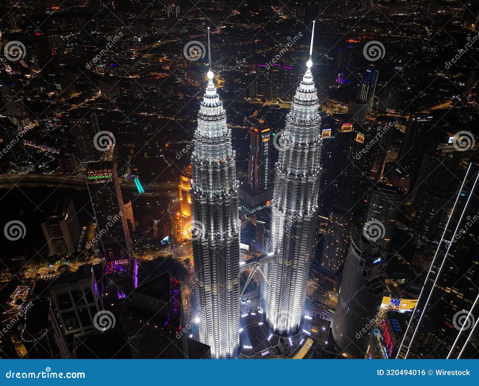 A Shot of Two Buildings in Malaysia Editorial Photo - Image of tower ...