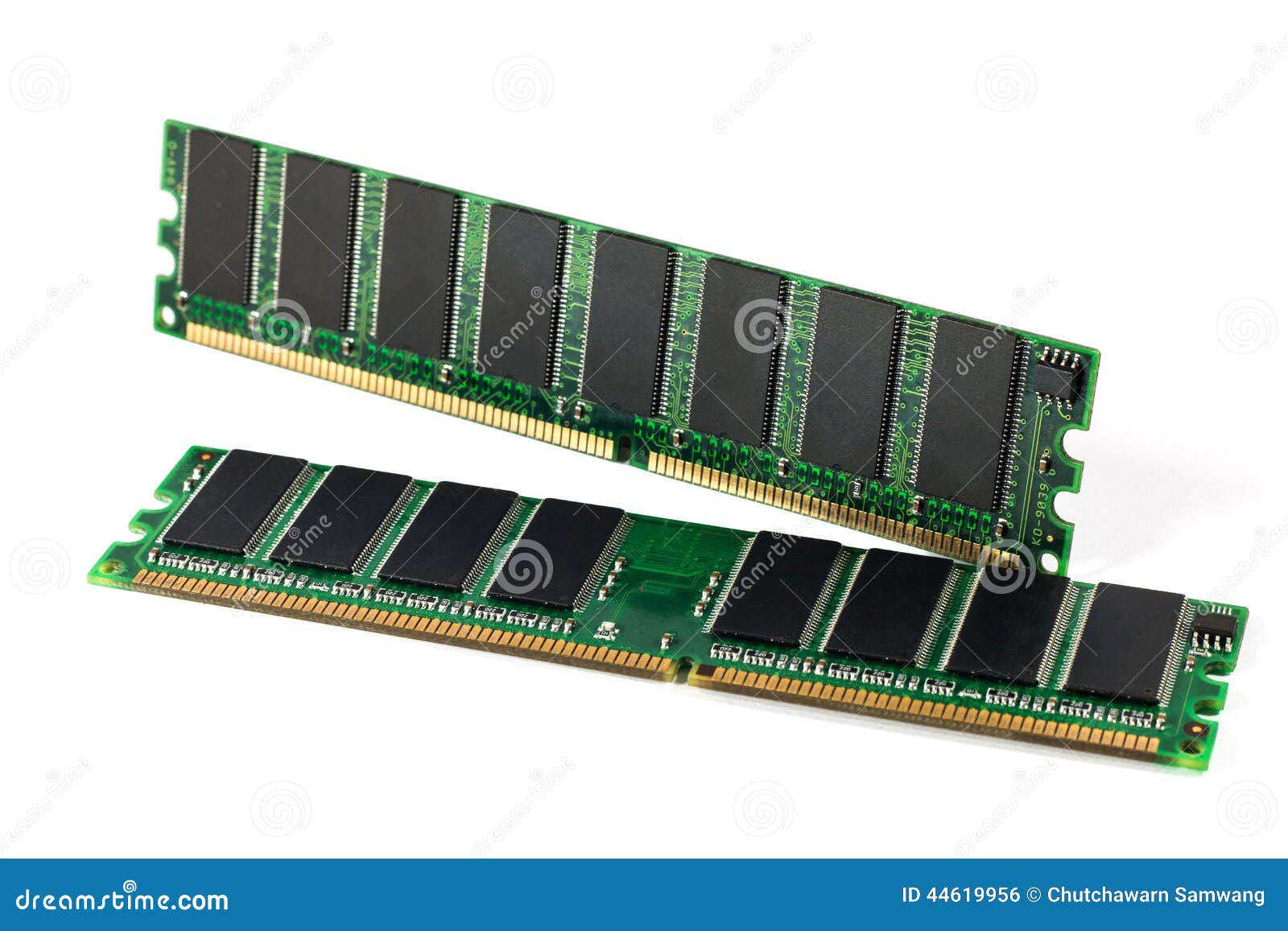 A Shot of Two DDR RAM Sticks Stock Photo - Image of random, stick: 44619956