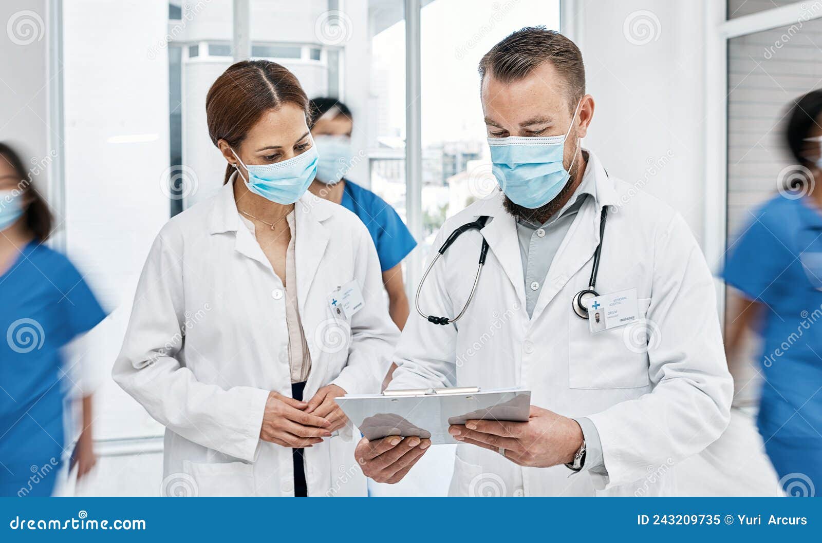 Sharing Responsibility in the Decision Making Process. Shot of Two ...