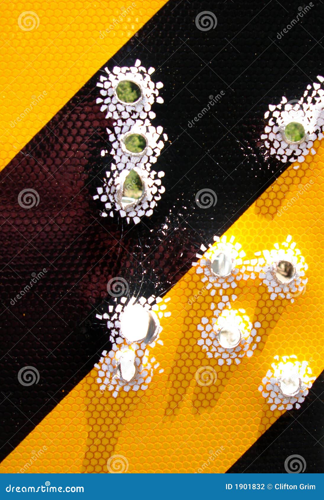 Shot Up Street Sign stock photo. Image of slant, riddled - 1901832