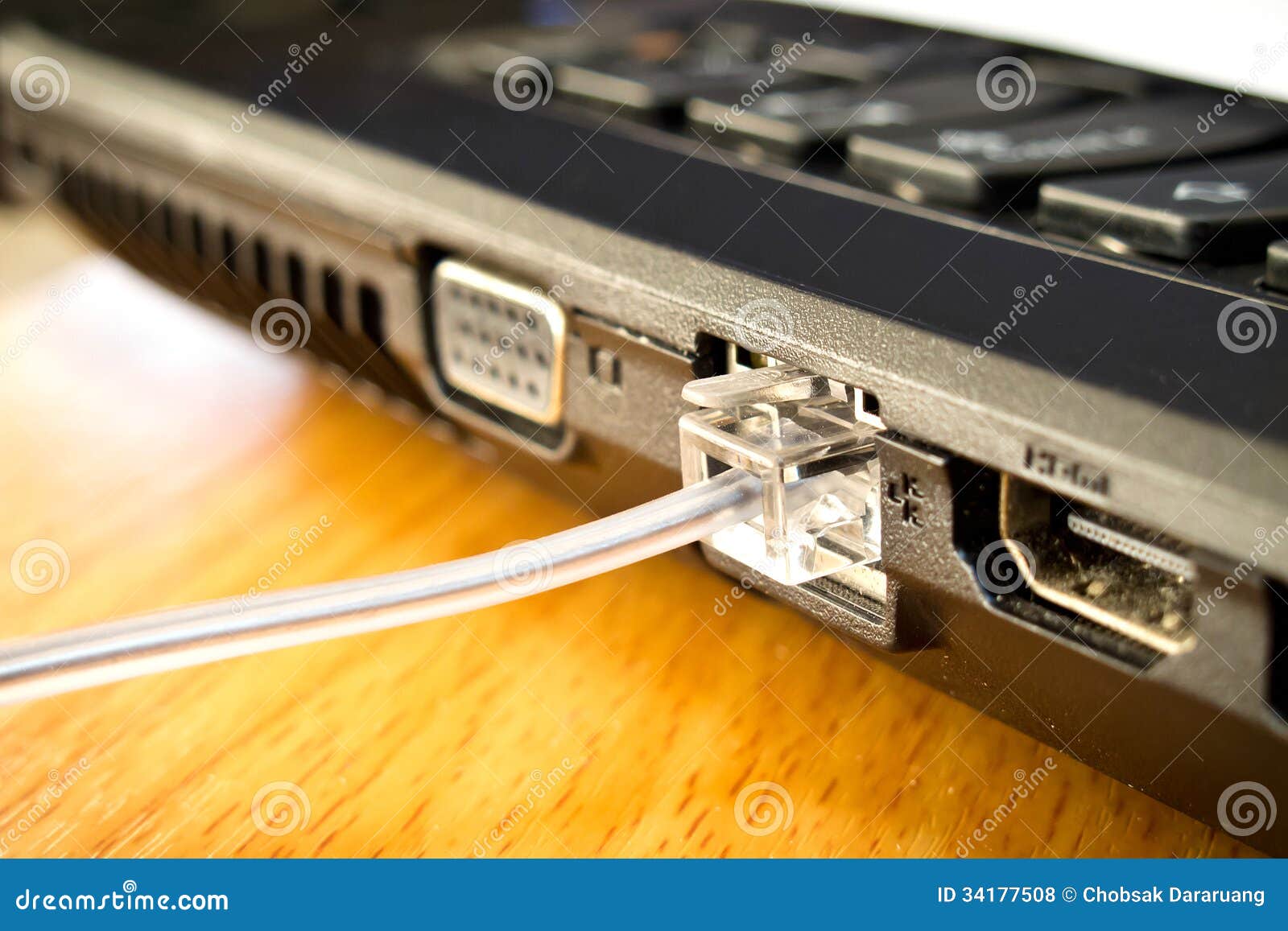 A Shot of UTP Network Cable Stock Photo - Image of connection, power ...