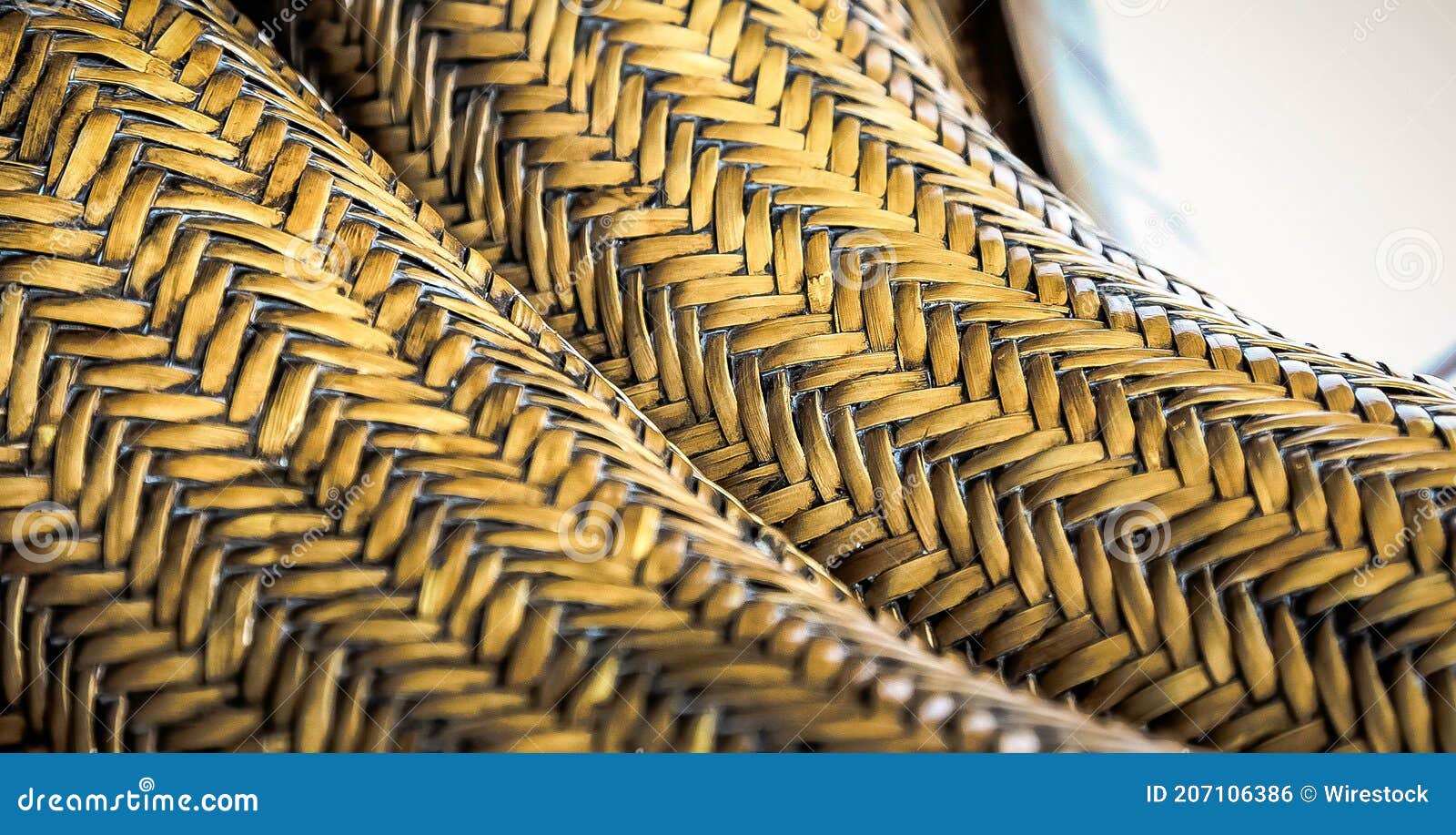 Shot of Weaving Pattern Wicker Texture Stock Photo - Image of fabric ...