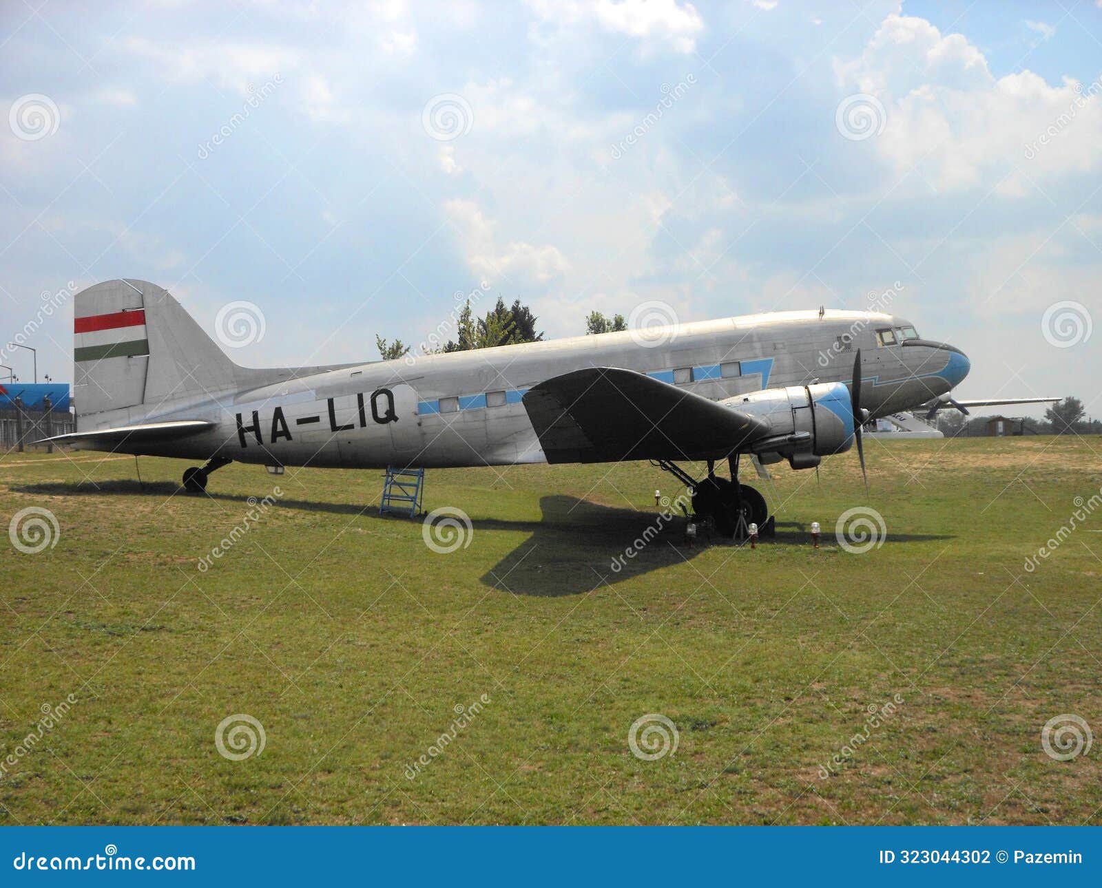Shot of the Wing of an Old Plane. Aviation Stock Photo - Image of ...