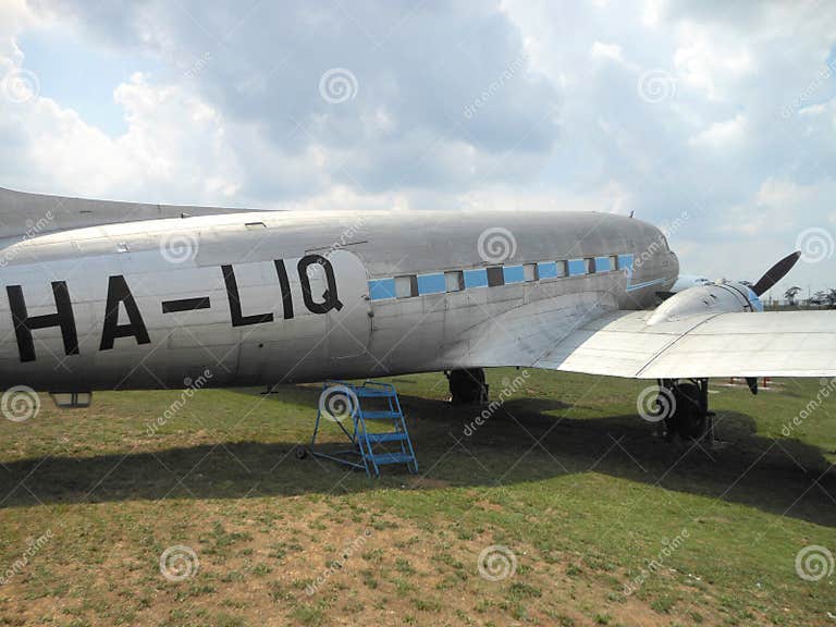 Shot of the Wing of an Old Plane. Aviation Stock Photo - Image of ...