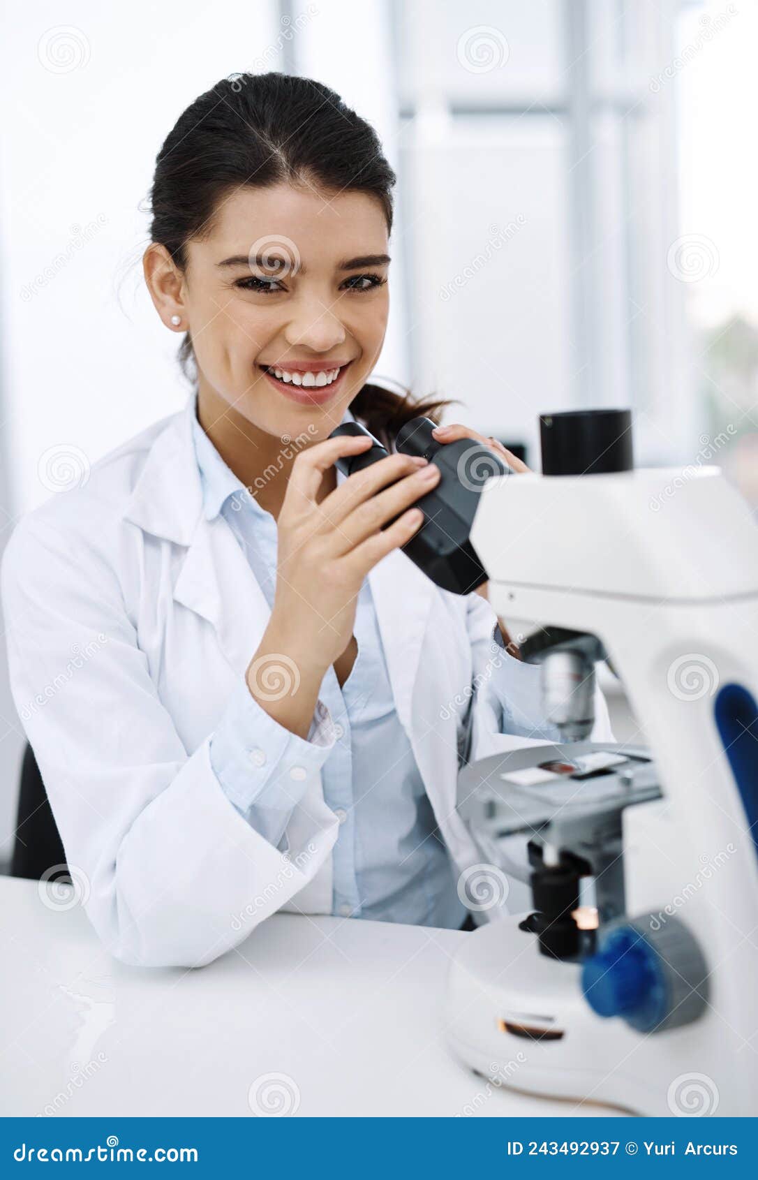 Ive always Been Curious about the World. Shot of a Young Scientist ...
