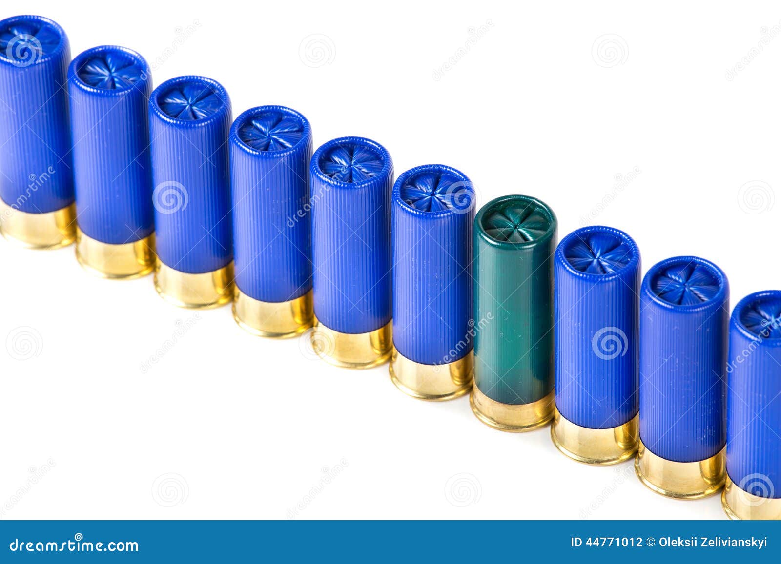 Shotgun ammo stock photo. Image of bullet, isolated, white - 44771012