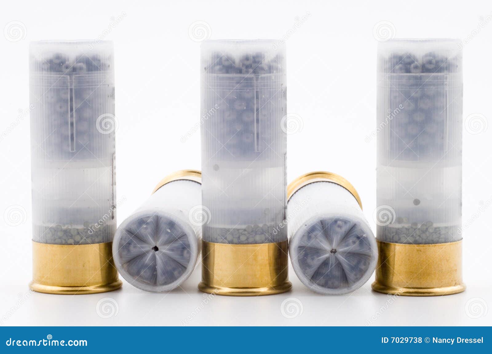 Shotgun ammunition stock photo. Image of filing, bullet - 7029738