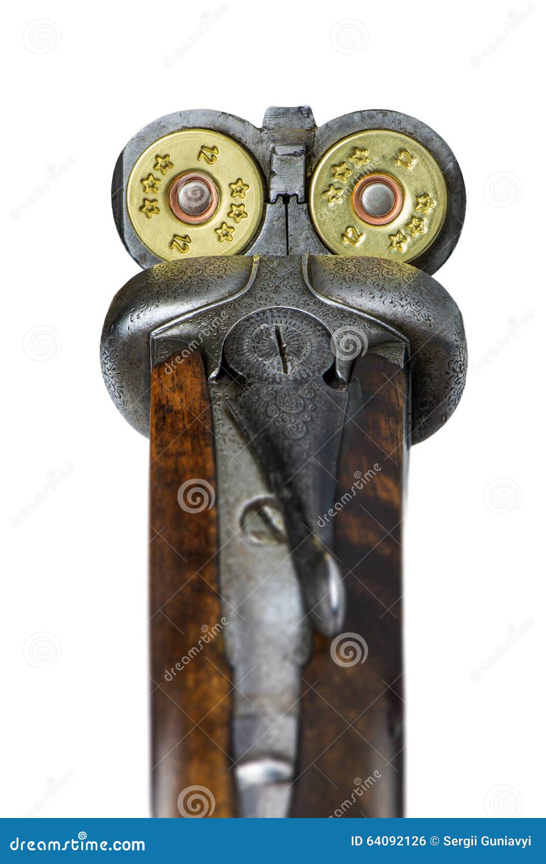 Shotgun loaded stock photo. Image of table, loaded, surface - 64092126