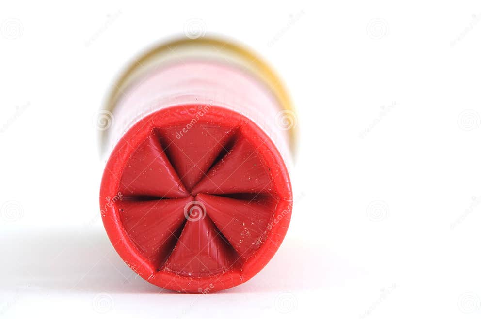 Shotgun shell crimp stock image. Image of close, shot - 23196261