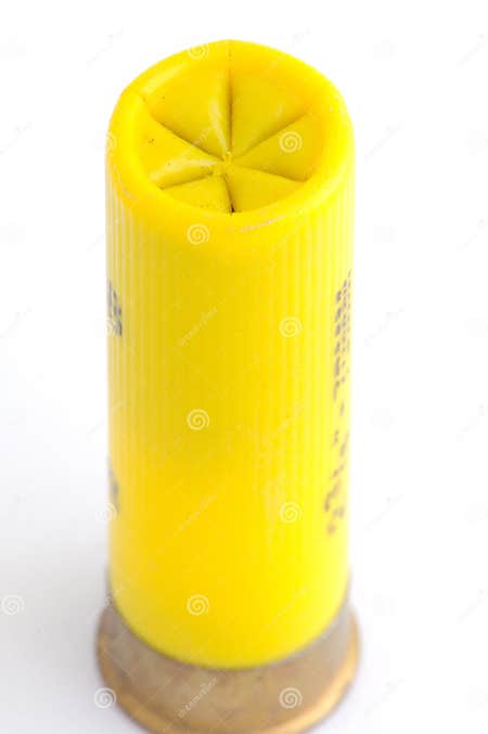 Shotgun shell crimping stock photo. Image of macro, shot - 23196366