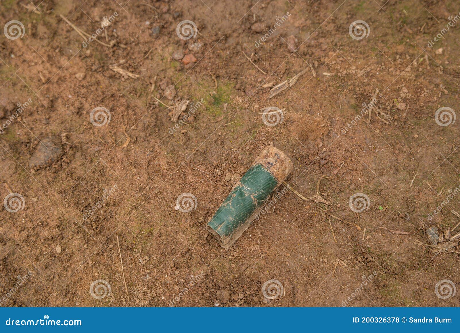 Shotgun Shell Laying on the Ground Stock Photo - Image of abandoned ...