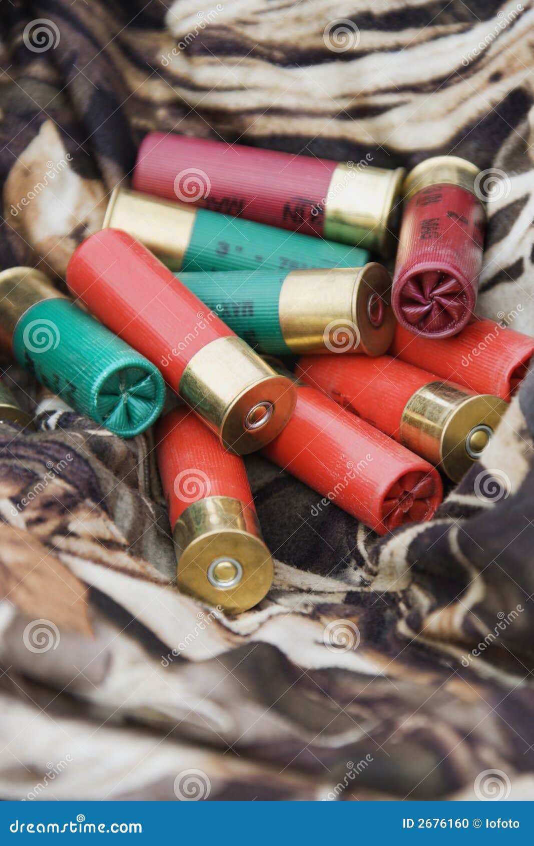 Shotgun shells. stock photo. Image of shotshell, leisure - 2676160
