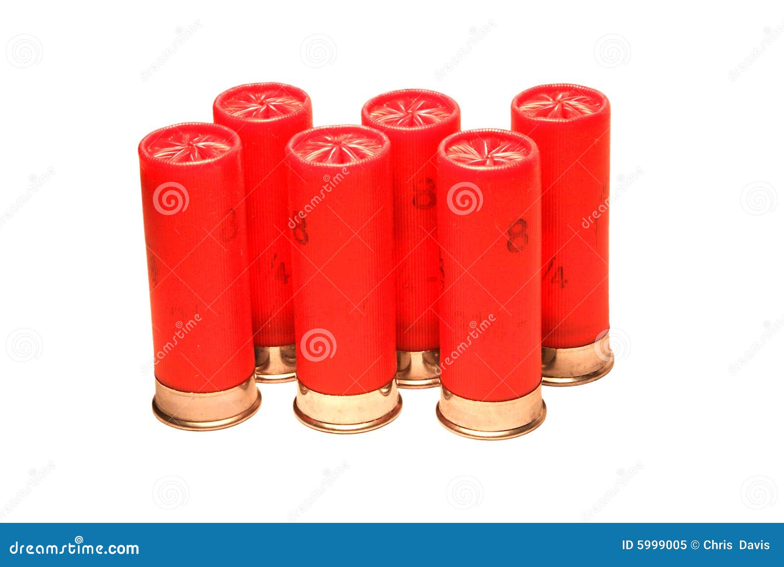 Shotgun shells stock image. Image of weapon, isolated - 5999005