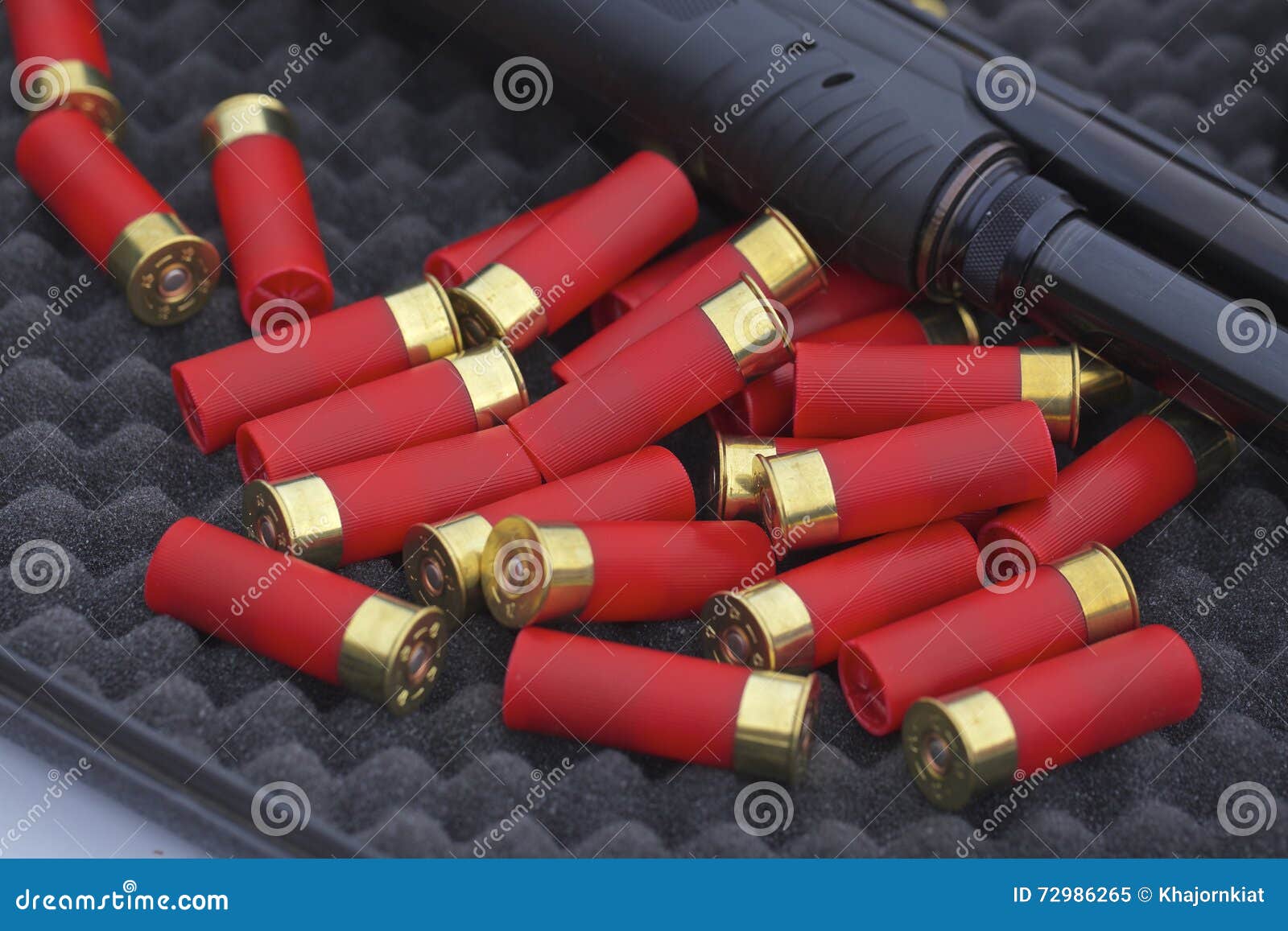 Shotgun shells stock image. Image of shell, kill, weapon - 72986265