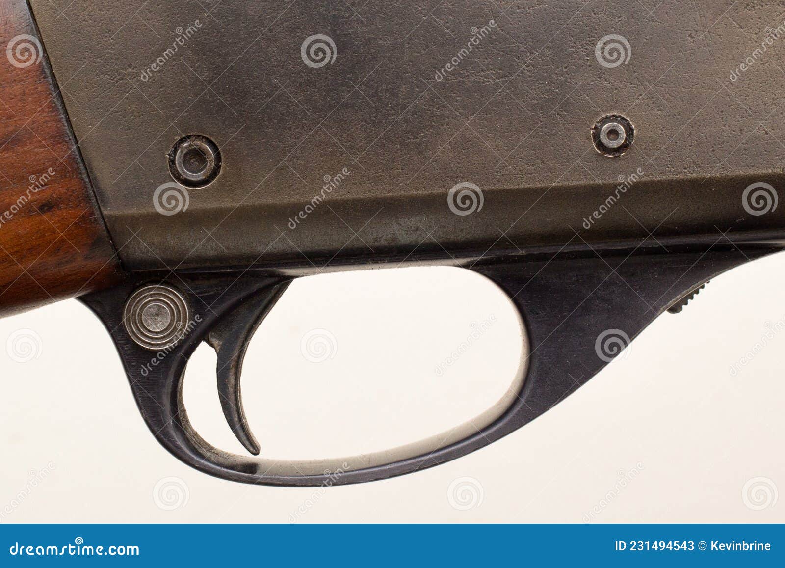 Shotgun Trigger stock image. Image of lock, safety, pump - 231494543