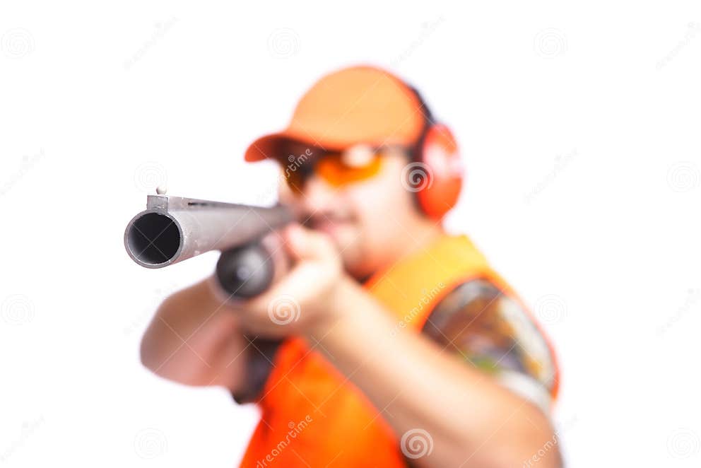 Shotgun in your face stock photo. Image of hunt, hunter - 16070390