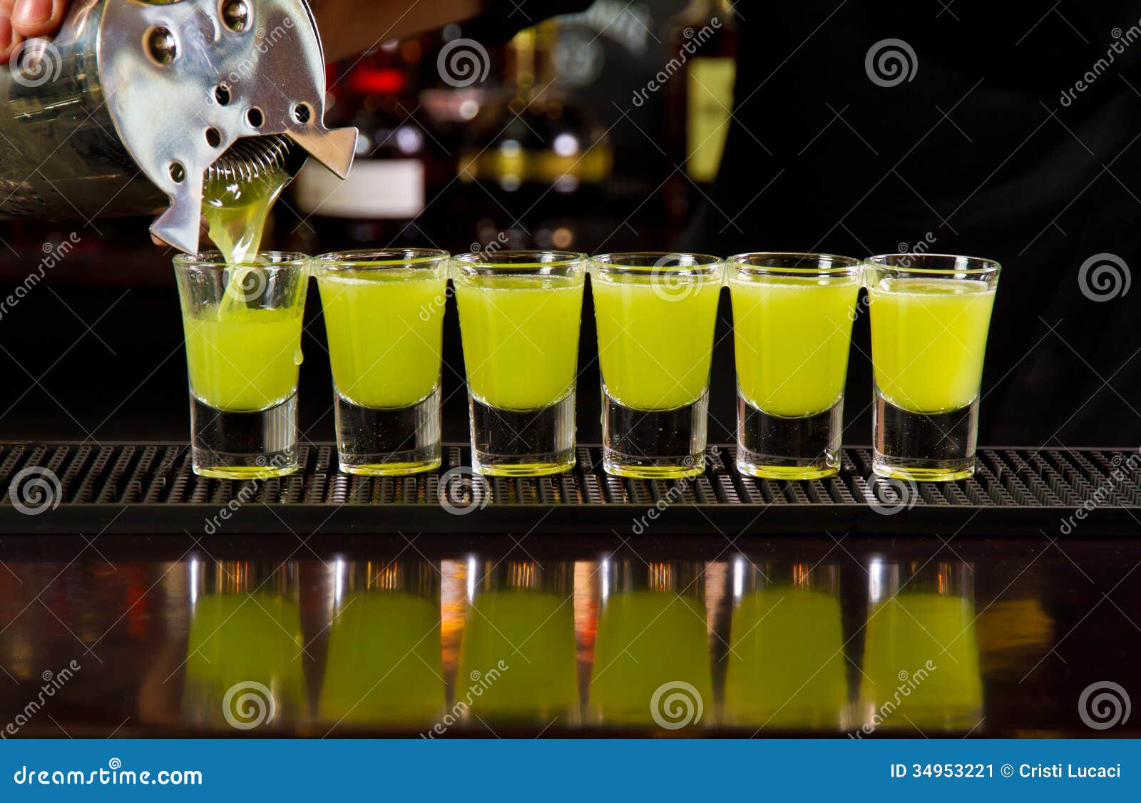 Shots stock image. Image of green, transparent, refreshment - 34953221