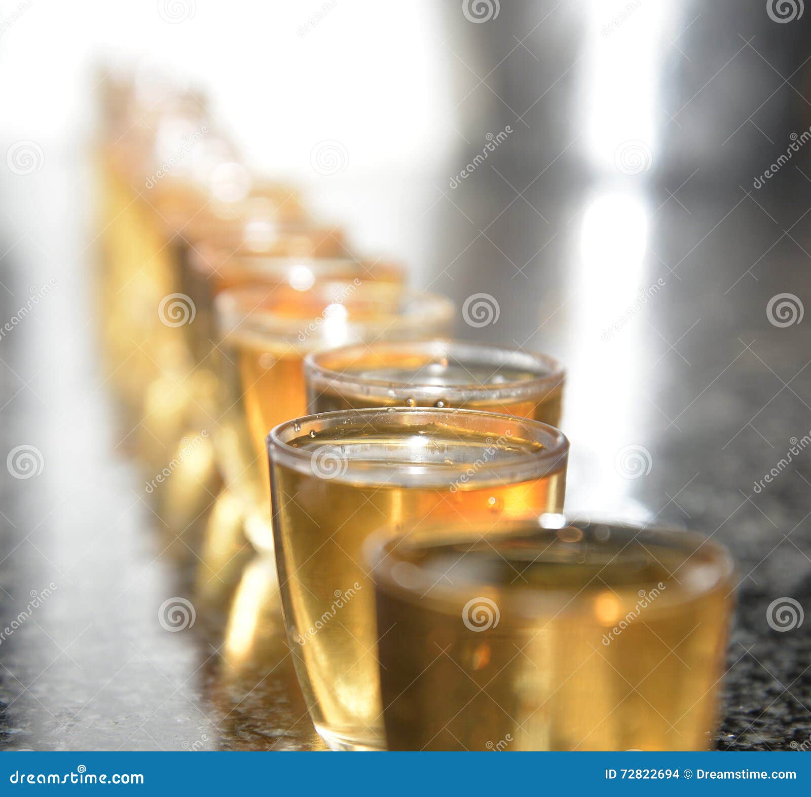 Shots on the bar stock photo. Image of drinking, shots - 72822694