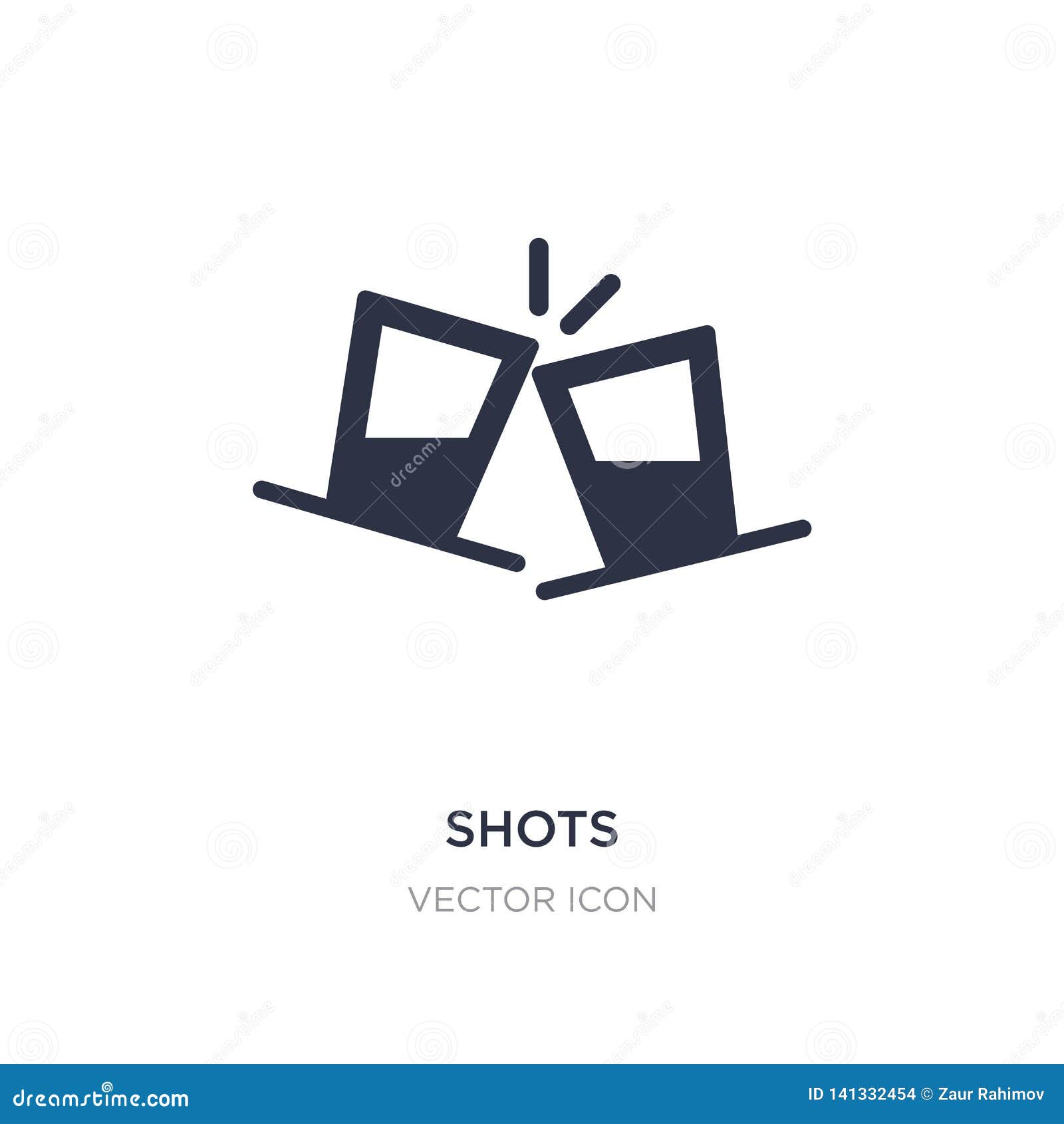 Shots Icon on White Background. Simple Element Illustration from ...